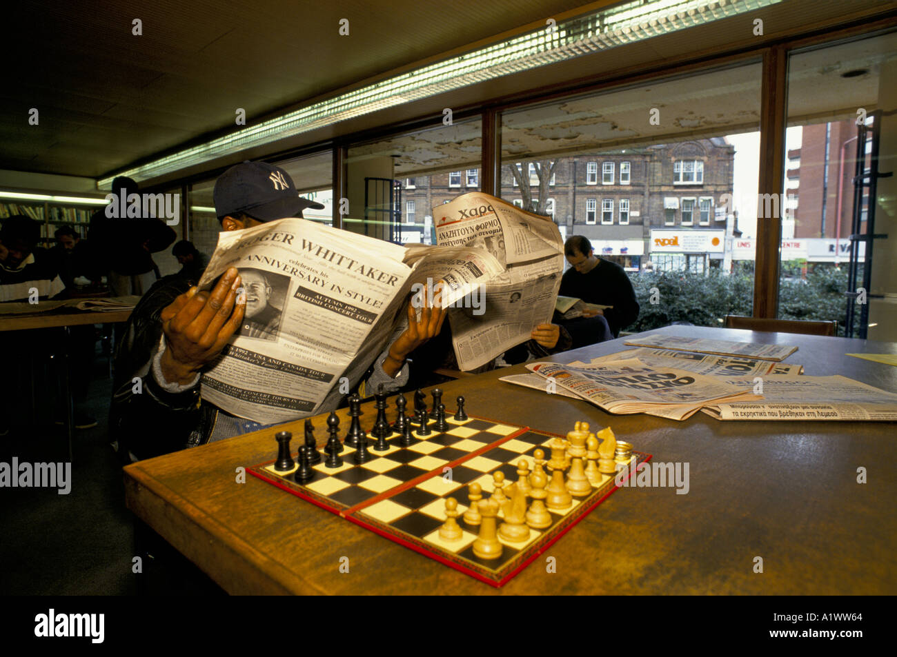 LIBRARY WOOD GREEN SHOPPING CENTRE HARINGEY LONDON ENGLAND Stock Photo ...