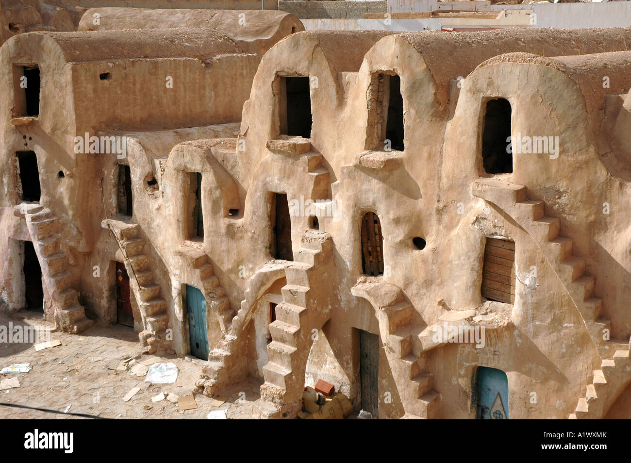 Town ksour ghorfas in Medenine, Tunisia Stock Photo - Alamy