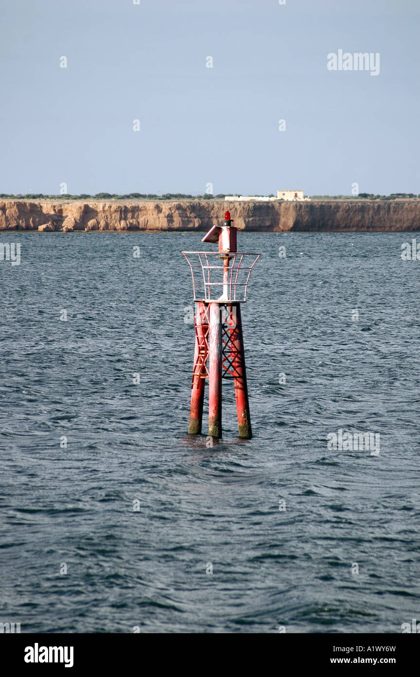 Ferry crossing from Ajim village on Djerba Island to Jorf ...