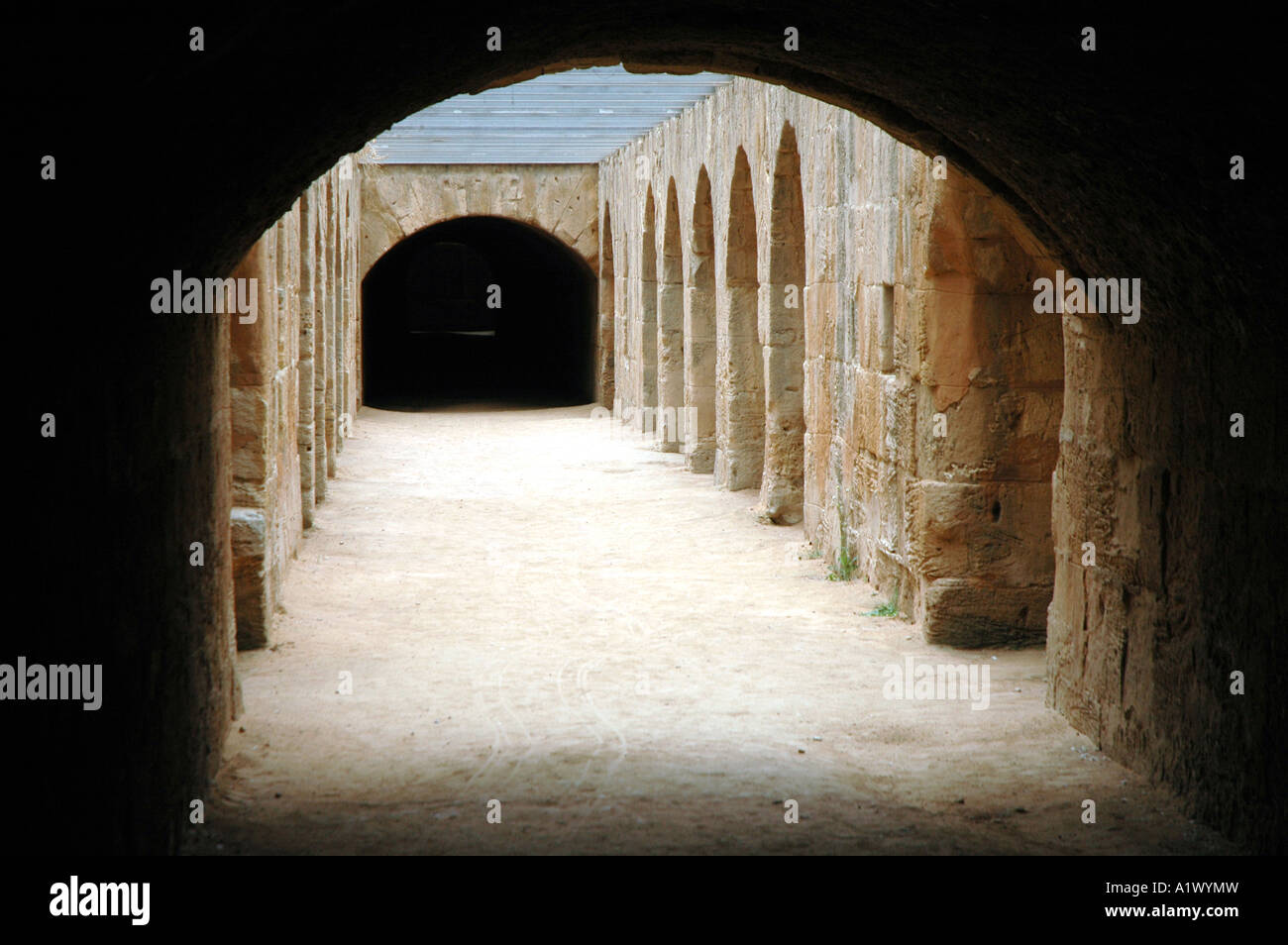 Colosseum tunnel hi-res stock photography and images - Alamy