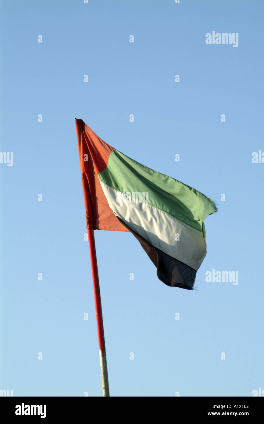 Abu Dhabi UAE Flag Stock Photo - Alamy