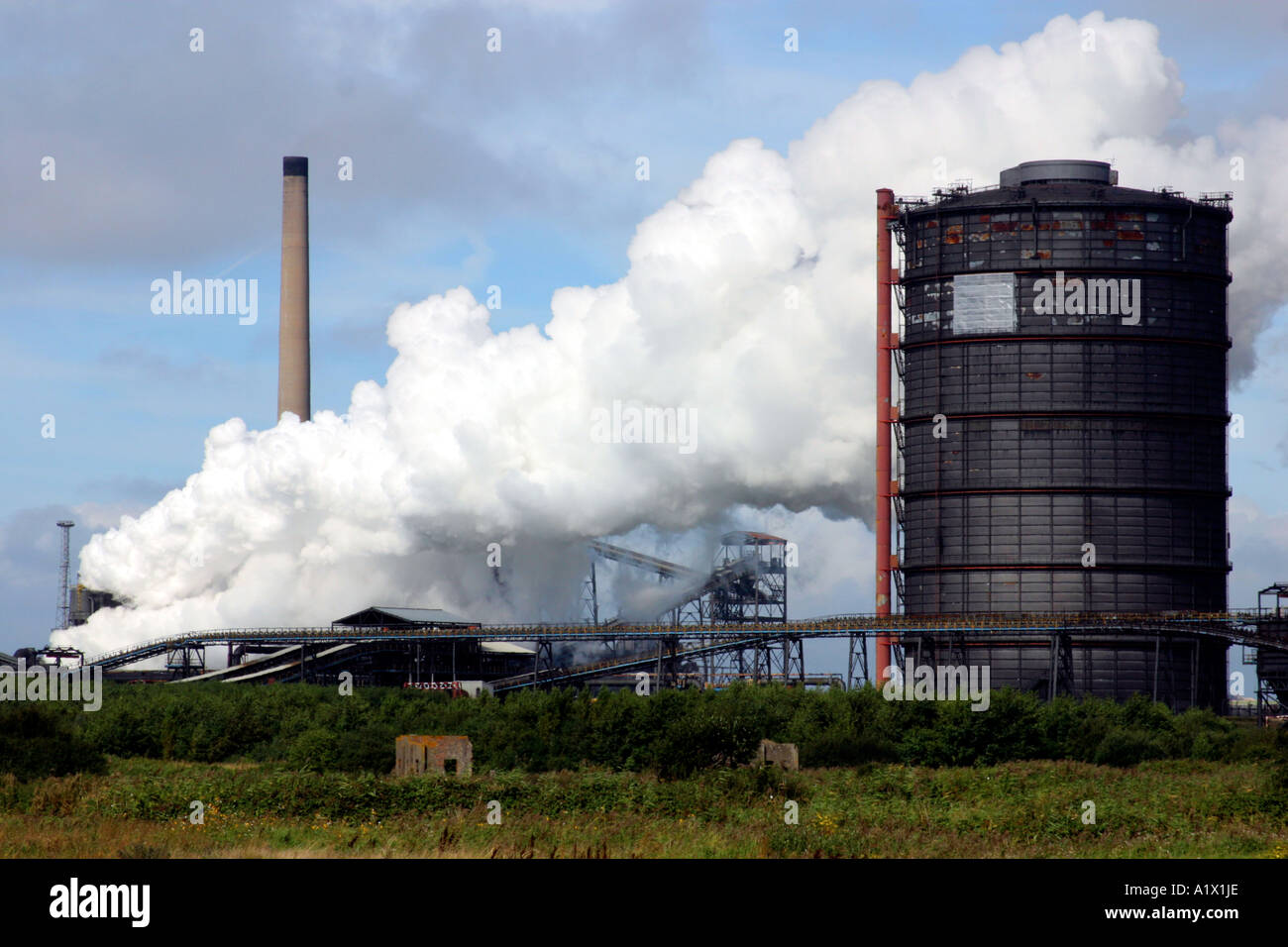 Margam Corus Steelworks at Port Talbot West Glamorgan Wales Stock Photo ...