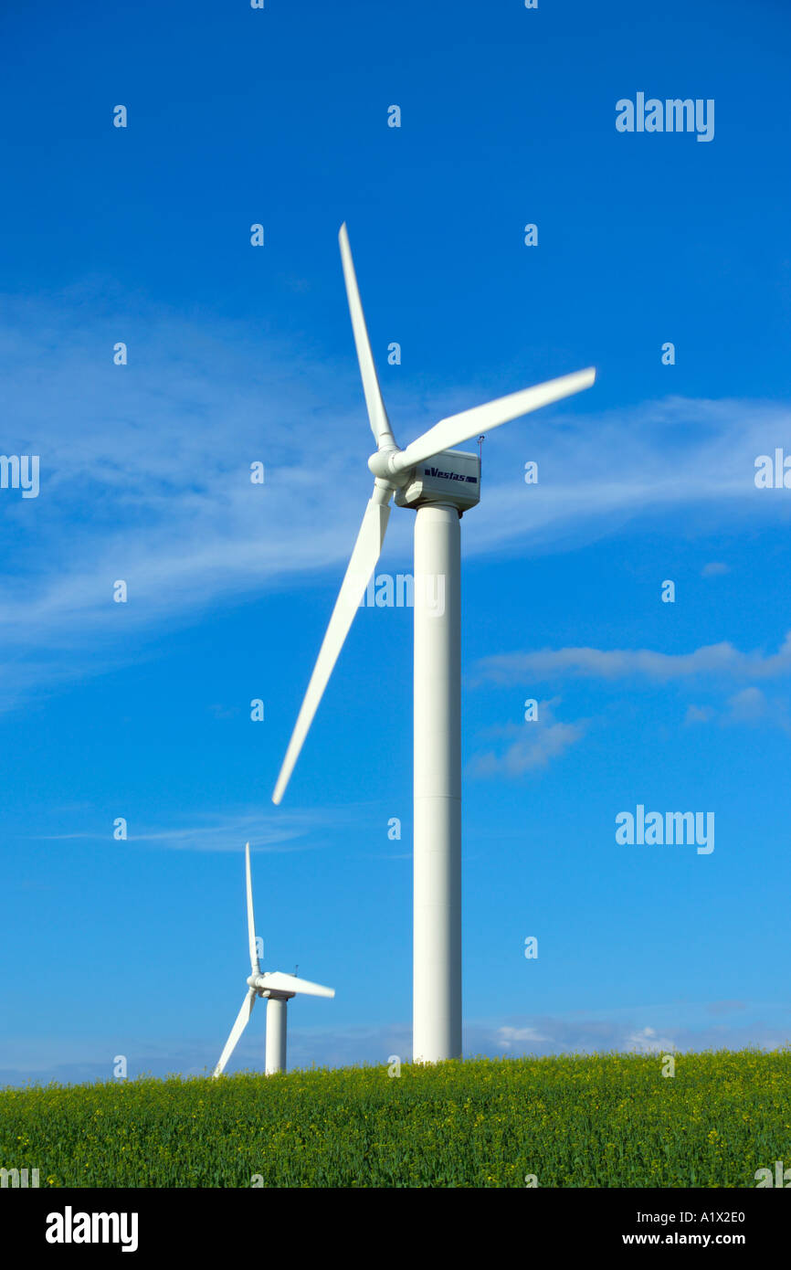 wind farm turnbines Stock Photo - Alamy