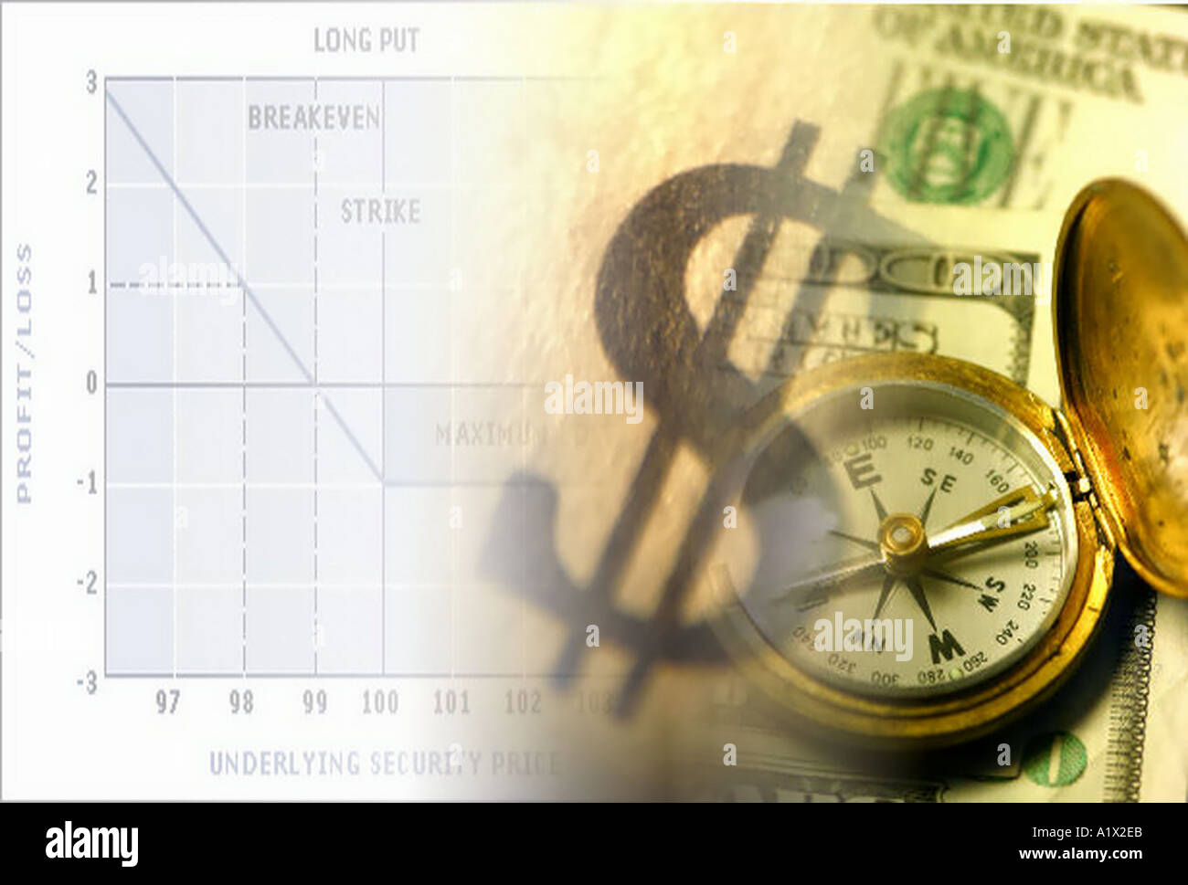 Money compass dollar sign profit hi-res stock photography and images ...