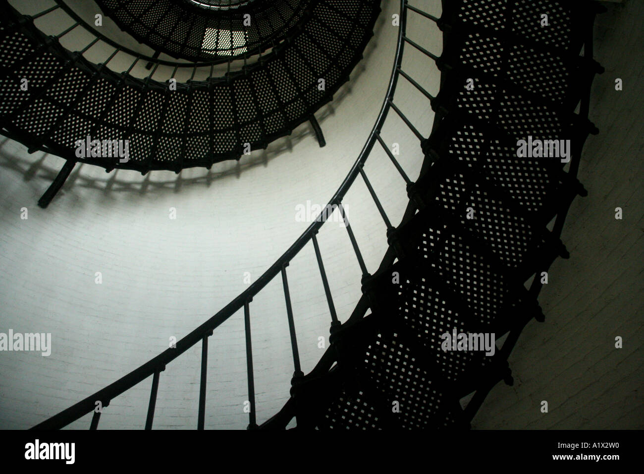 Winding staircase of lighthouse hi-res stock photography and images - Alamy