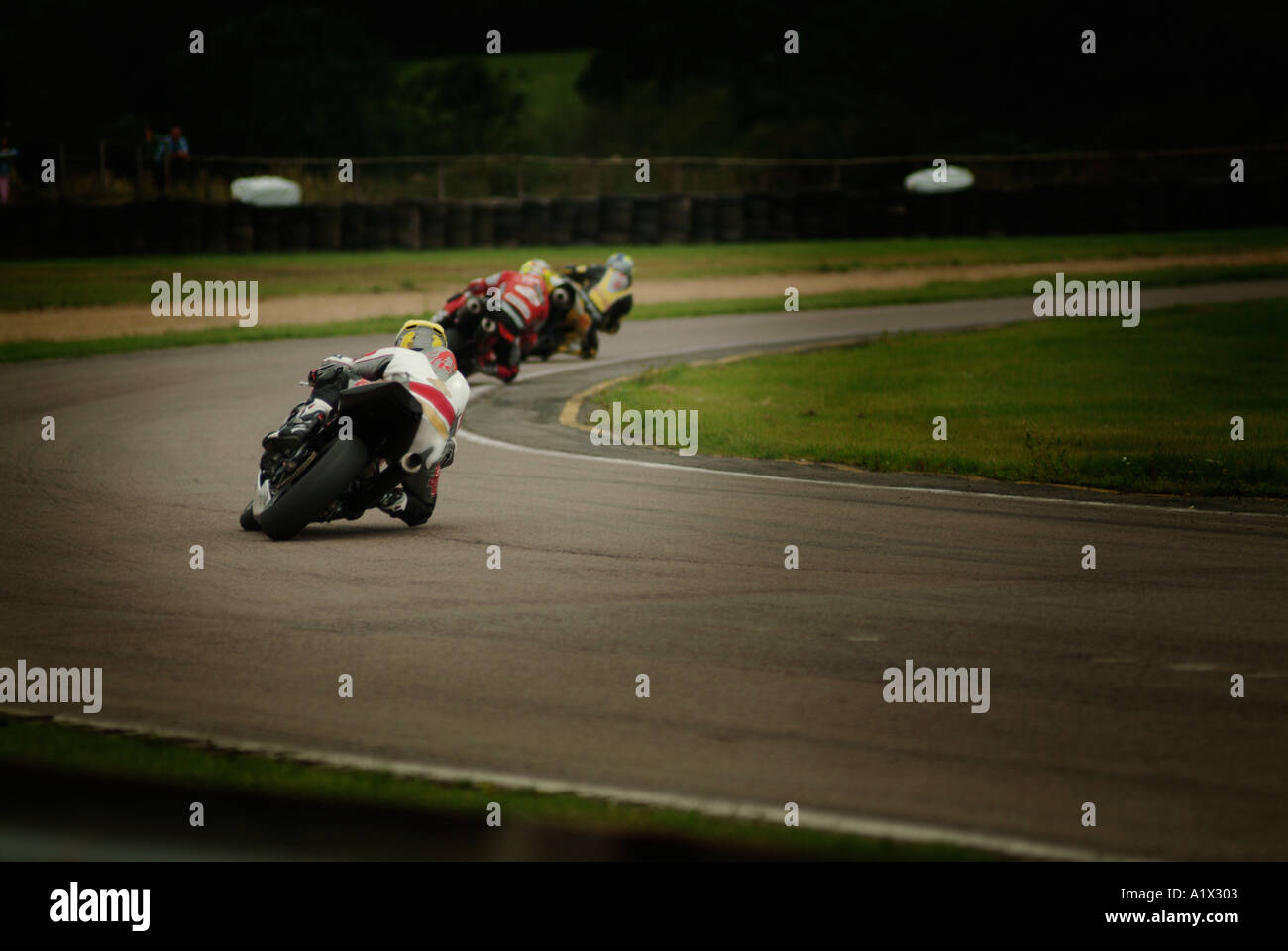 Racing motor bike cornering hi-res stock photography and images - Alamy