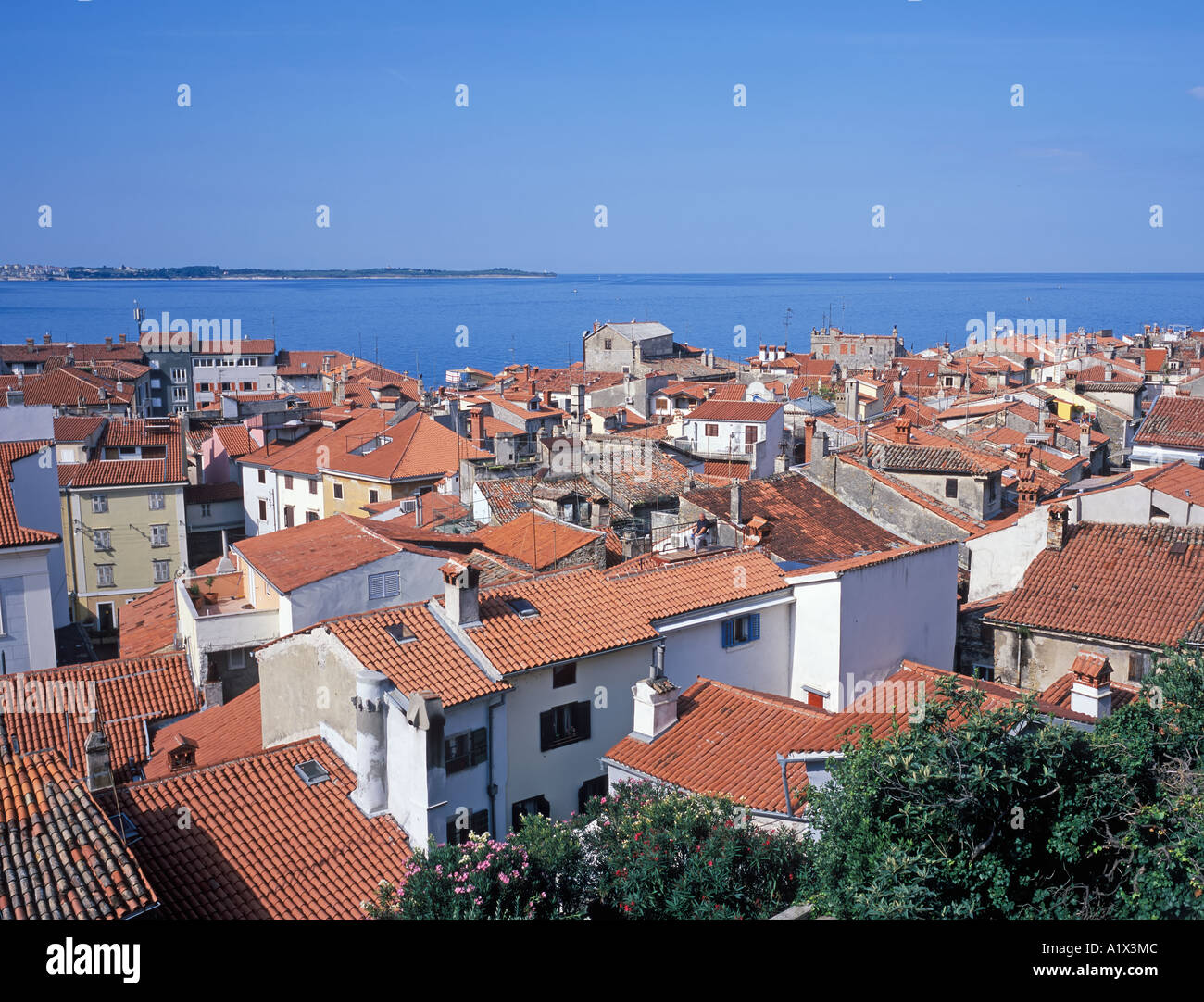 Roofs of Mediterranean town Stock Photo - Alamy