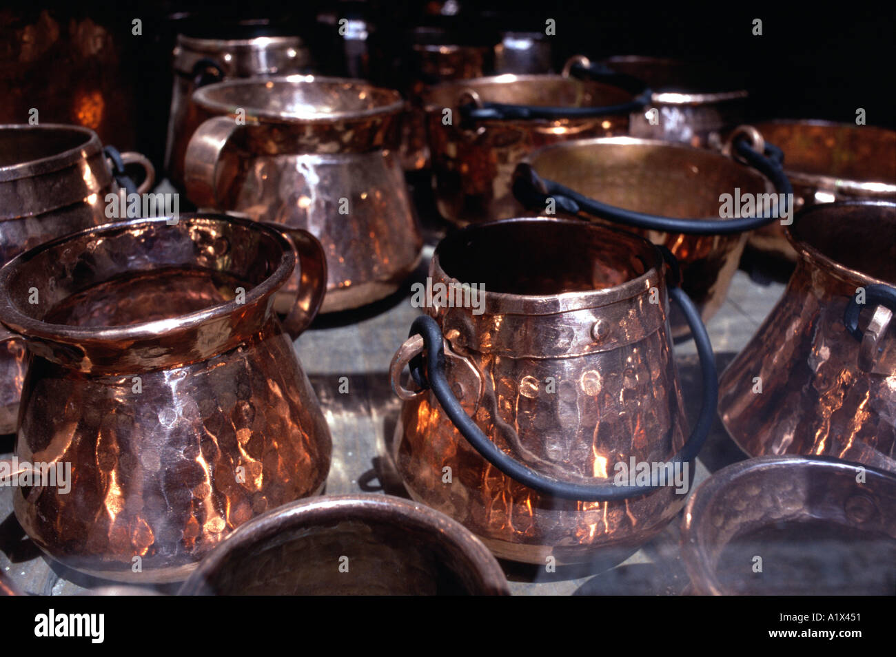 Old copper shop Stock Photo - Alamy