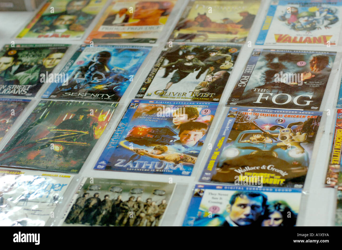 Counterfeit dvds hi-res stock photography and images - Alamy