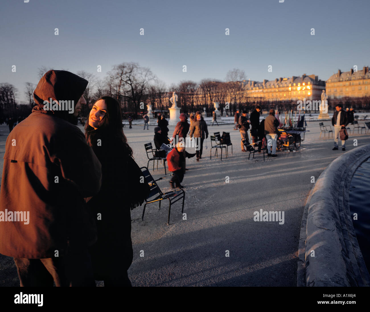 Sunday afternoon in 'Jardin des Tuileries', Paris, France Stock Photo ...