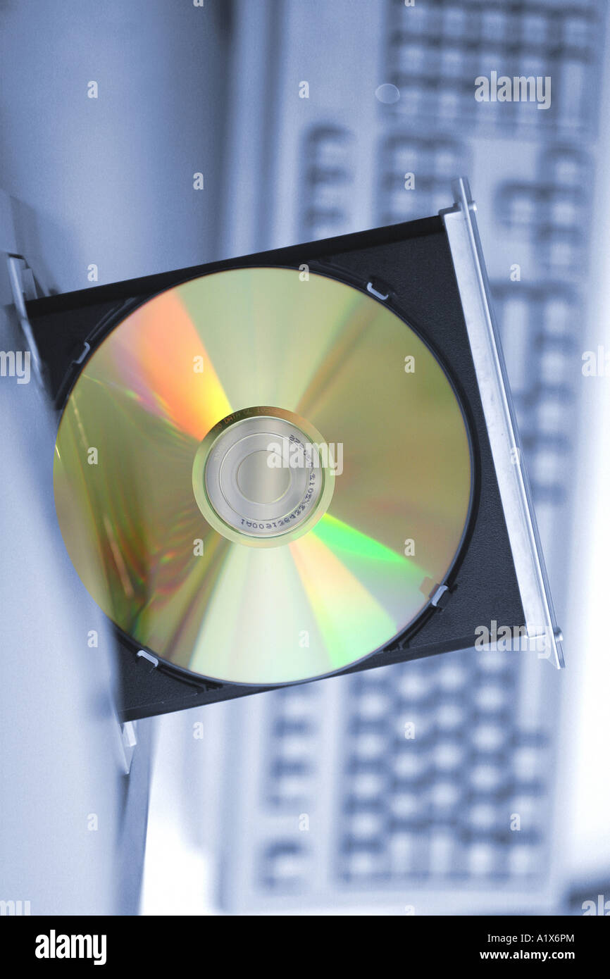 CD and keyboard Stock Photo - Alamy