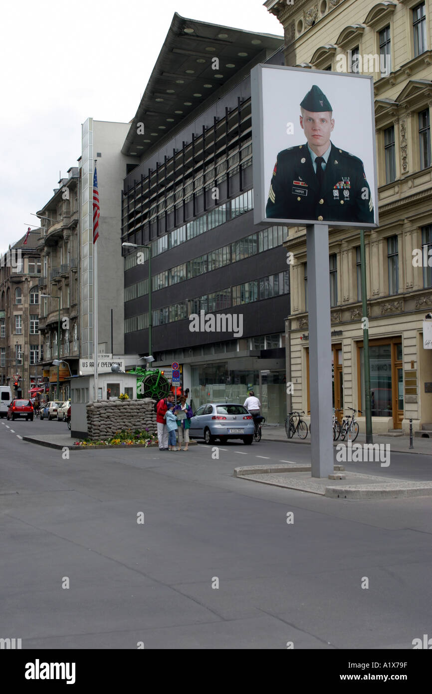 Checkpoint Charlie in Berlin Germany Stock Photo - Alamy