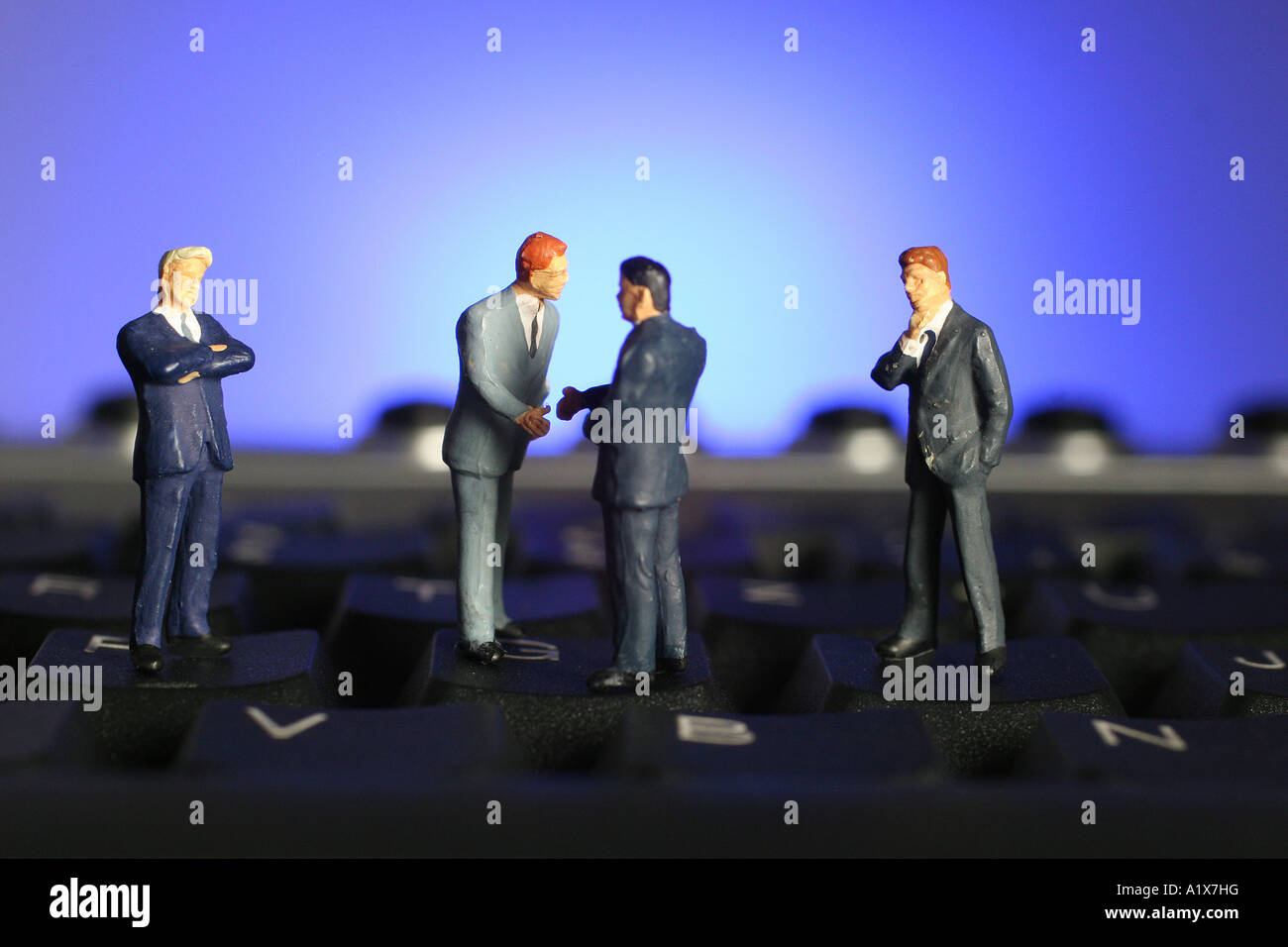 figures on the keyboard Stock Photo - Alamy