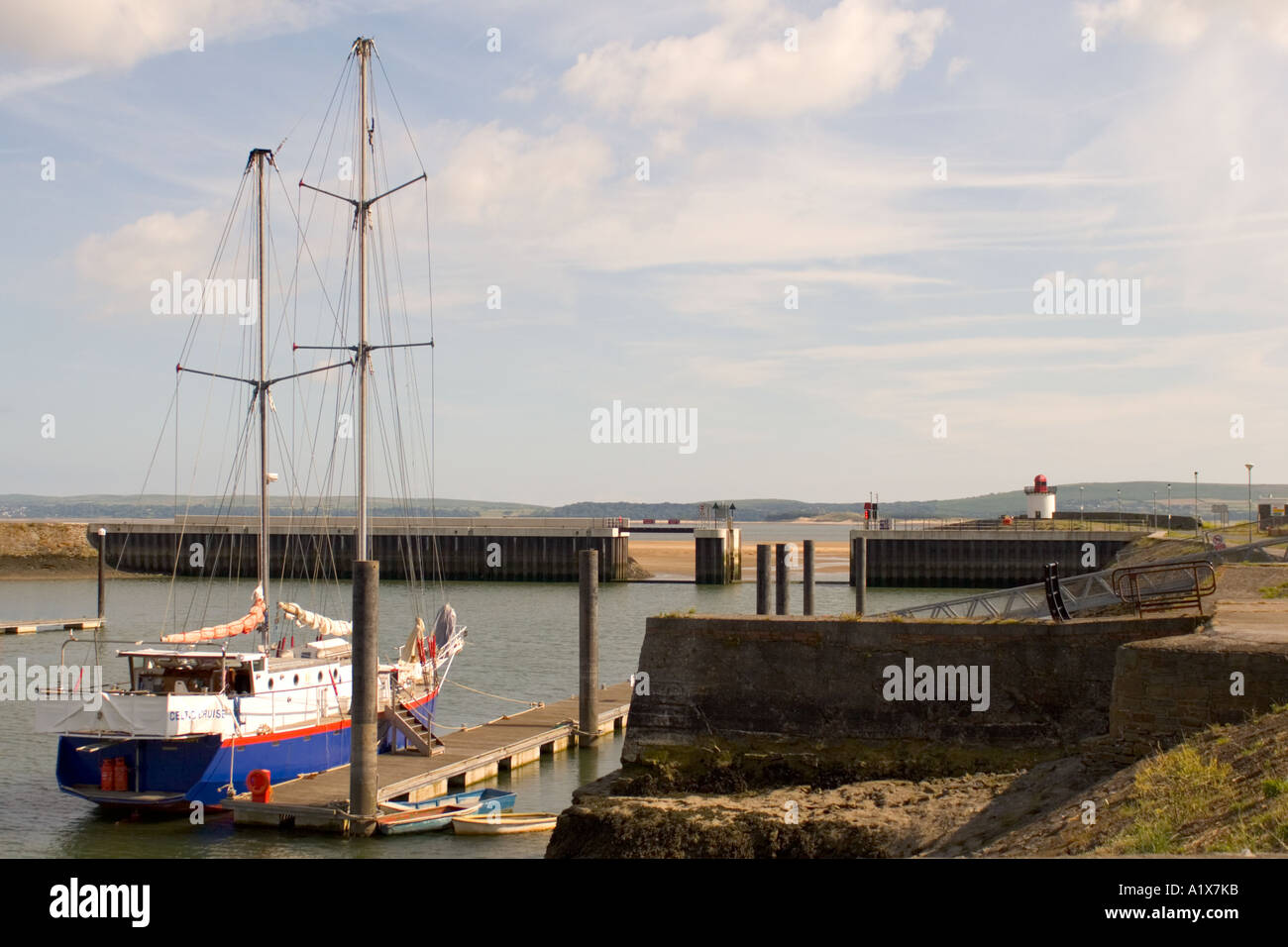View of Burry Port Harbour , Wales Stock Photo - Alamy
