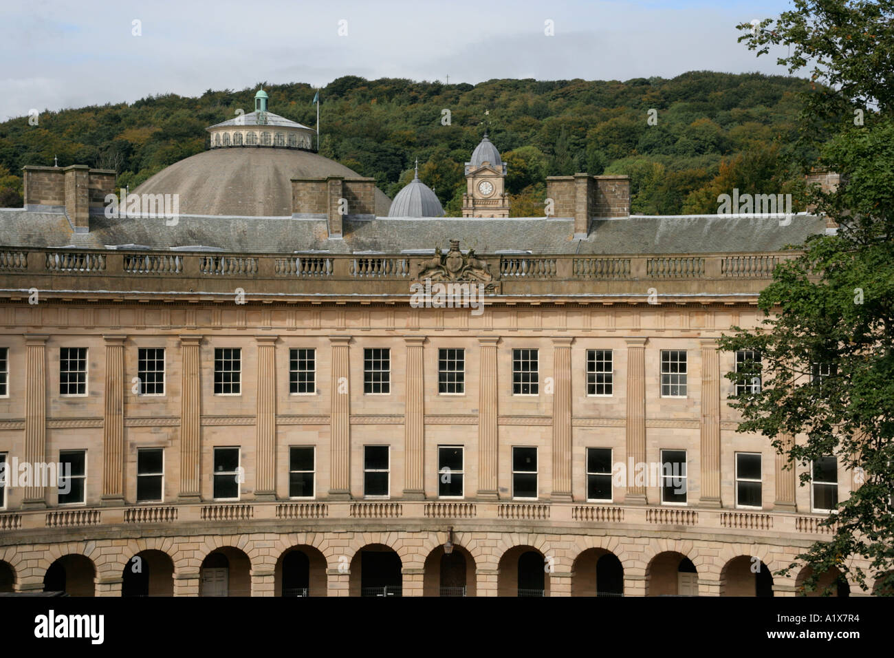 buxton crescent buildings derbyshire peak district england uk gb Stock ...
