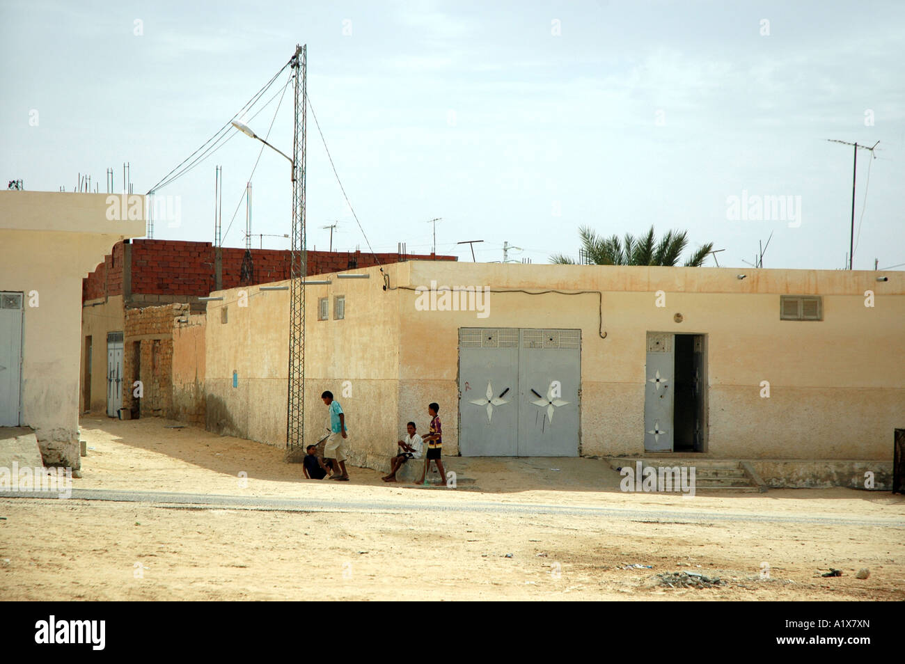 Buildings in Nefta city in Tunisia Stock Photo - Alamy