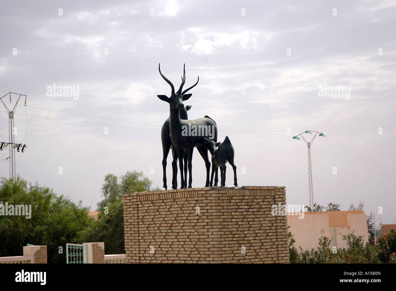 Monument in Nefta city in Tunisia Stock Photo - Alamy