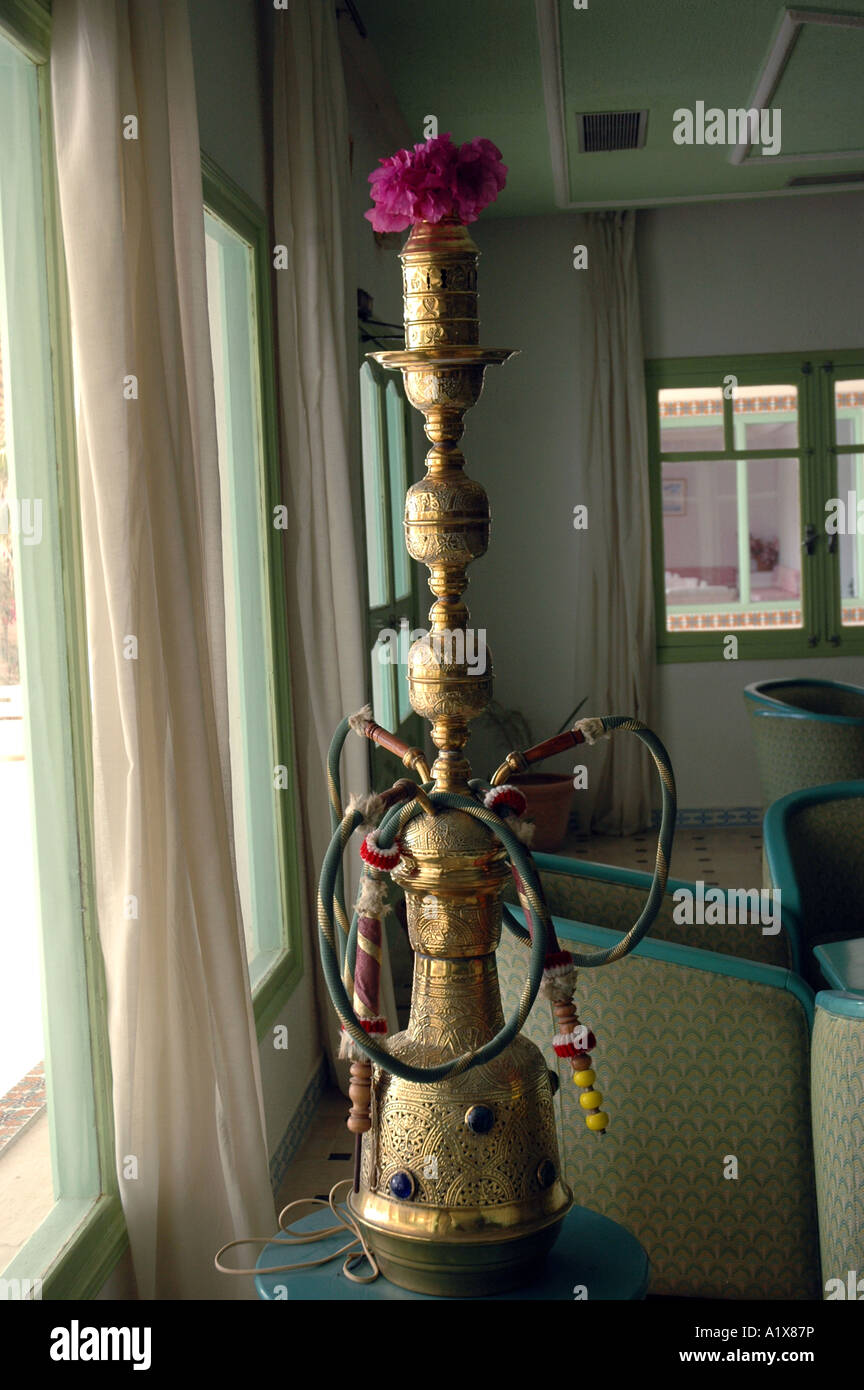 Big tunisian shisha water pipe Stock Photo - Alamy