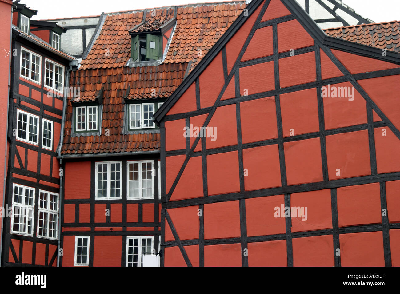 Traditional old houses in Copenhagen Denmark Stock Photo - Alamy