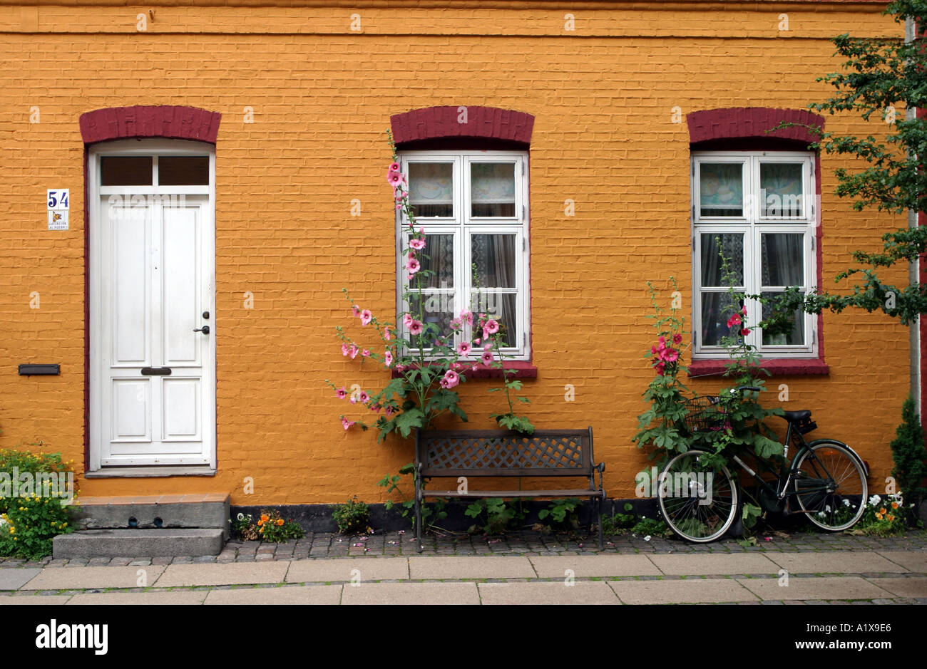 Traditional old house in Copenhagen Denmark Stock Photo - Alamy