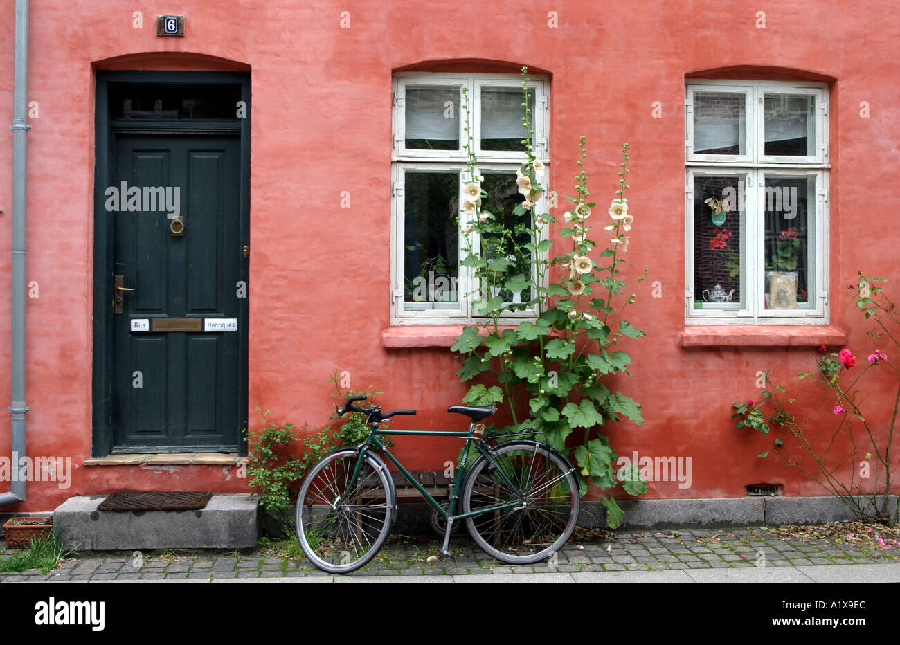 Traditional old house in Copenhagen Denmark Stock Photo - Alamy