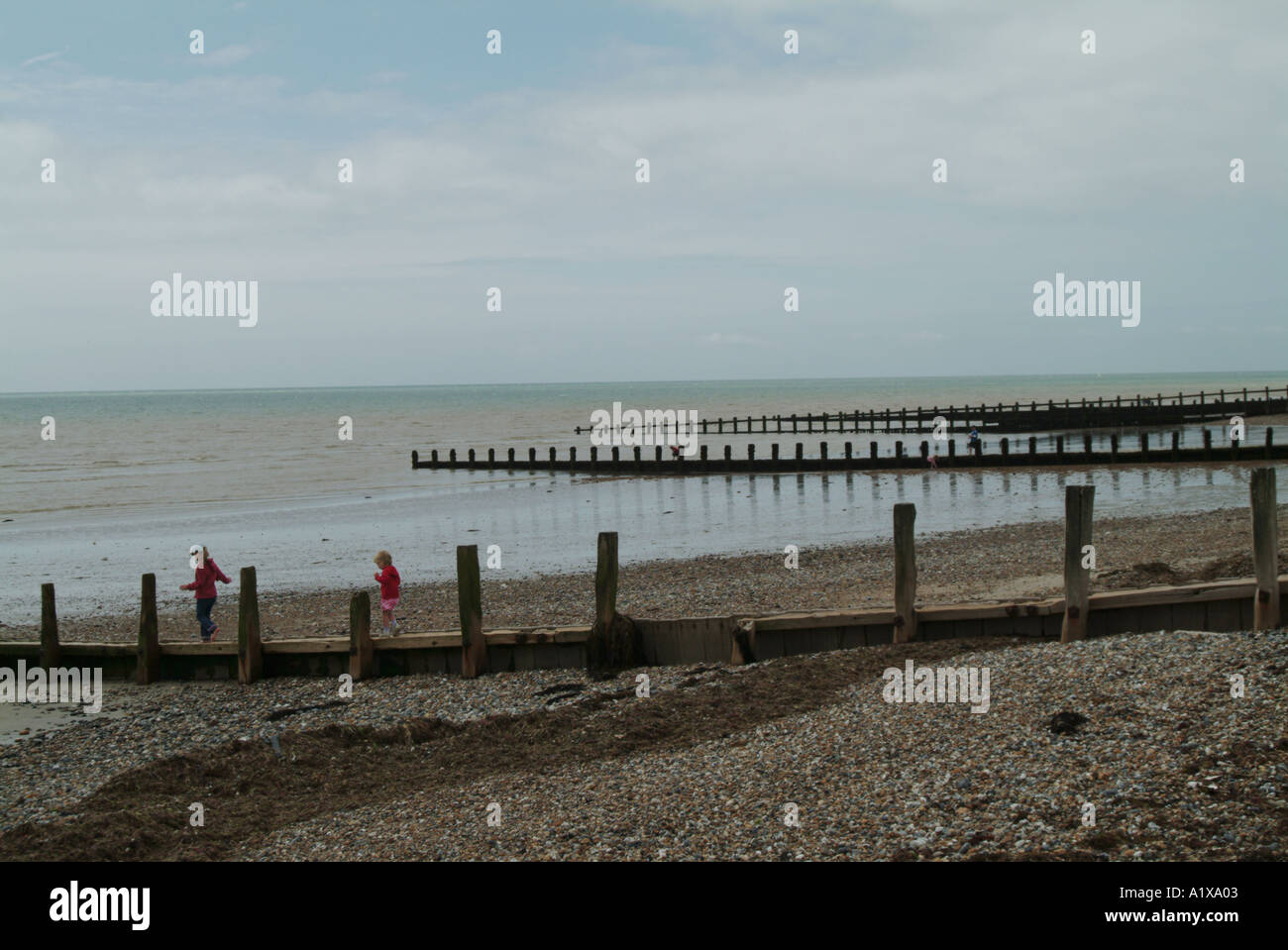 Climping sea erosion hi-res stock photography and images - Alamy