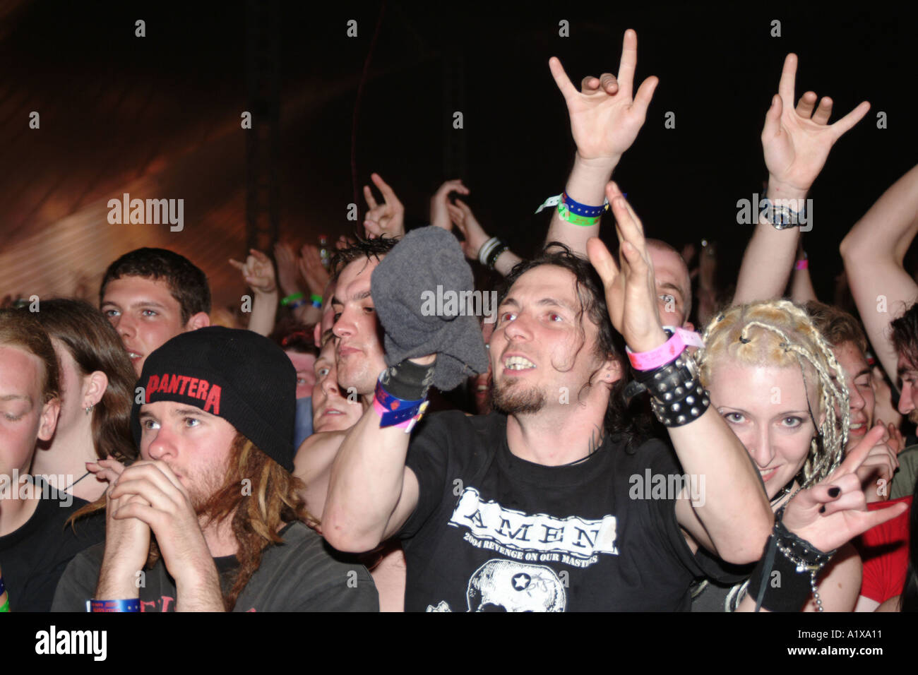 Heavy metal fans hi-res stock photography and images - Alamy