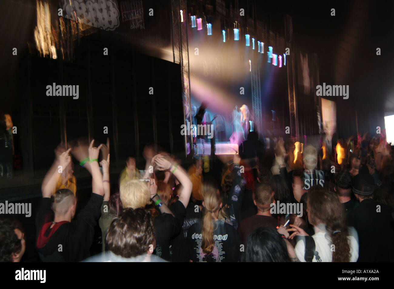 Download festival mosh hi-res stock photography and images - Alamy