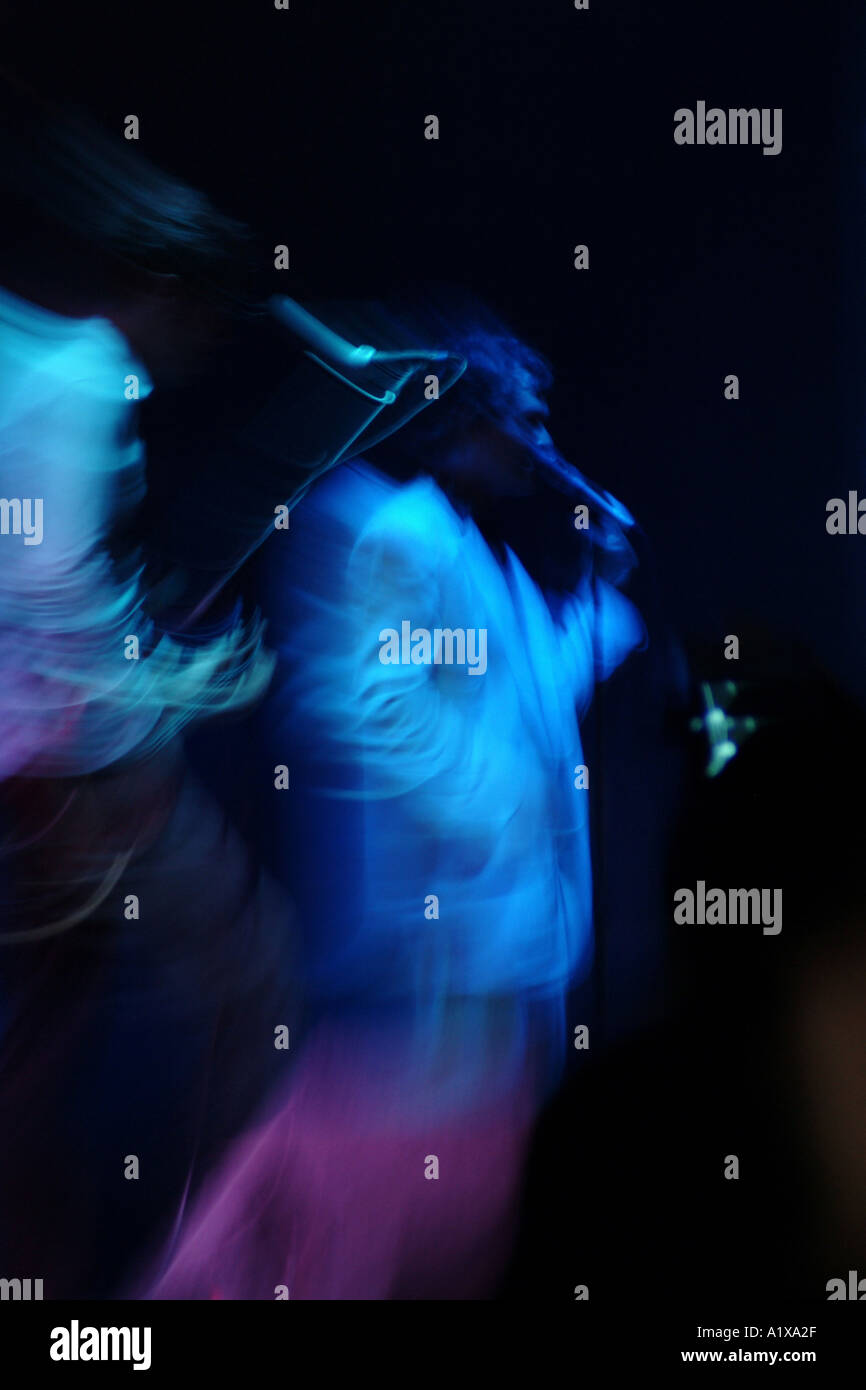 Lead singer and guitarist Electric Six at Download Donnington Park 2004 ...
