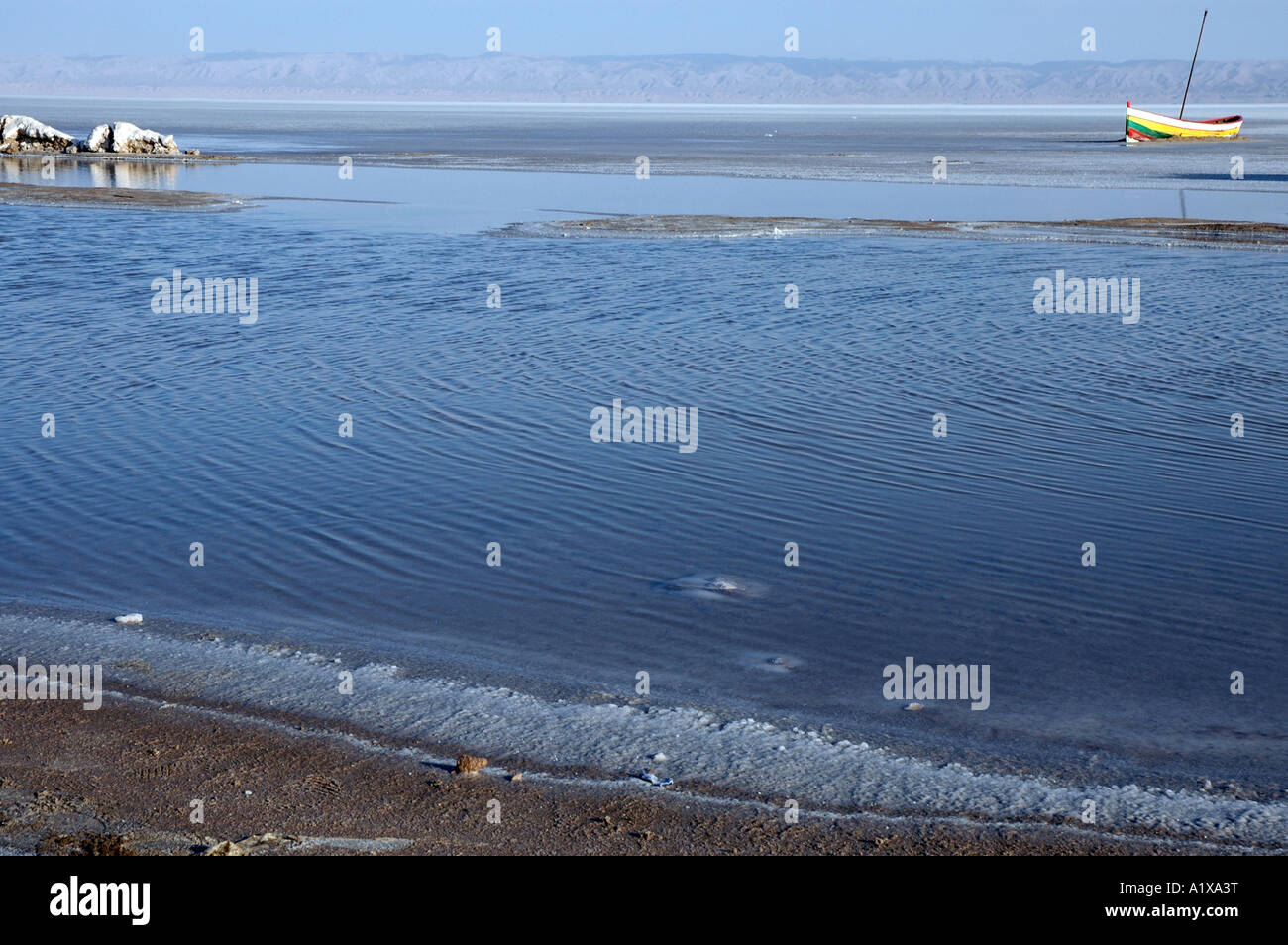 Chott el Jerid lake in Tunisia Stock Photo - Alamy