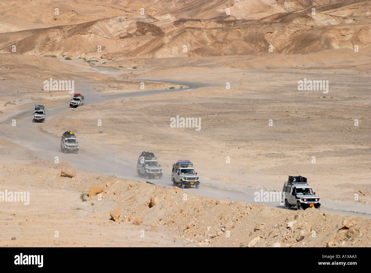 4x4 Toyota Landcruiser Vehicles in the Desert of Sin Sinai Peninsula ...