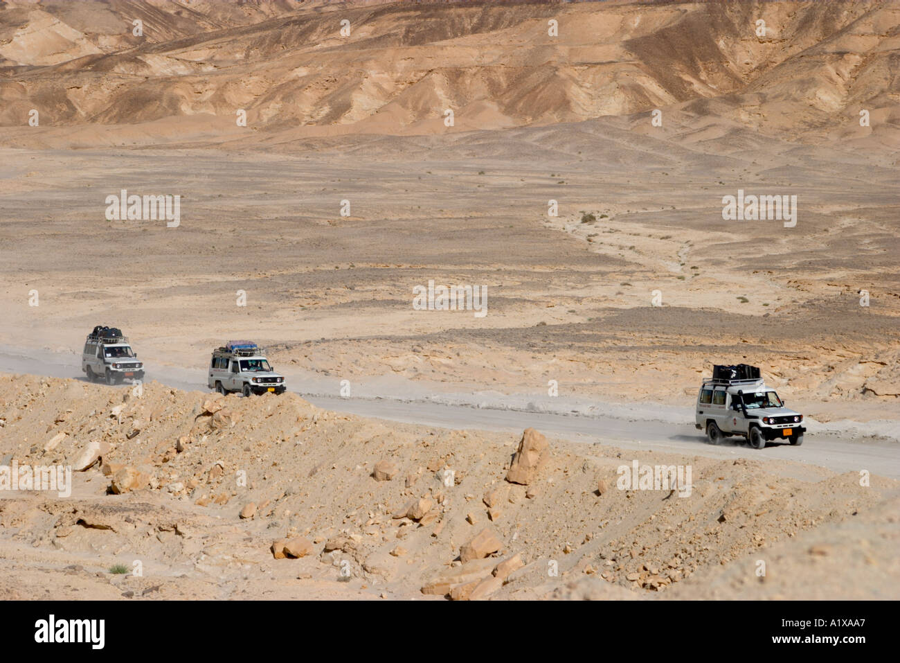 4x4 Toyota Landcruiser Vehicles in the Desert of Sin Sinai Peninsula ...