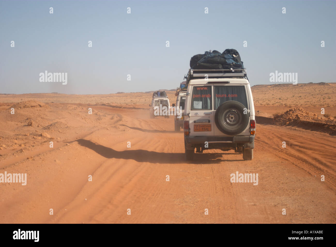4x4 Toyota Landcruiser Vehicles in the Desert of Sin Sinai Peninsula ...