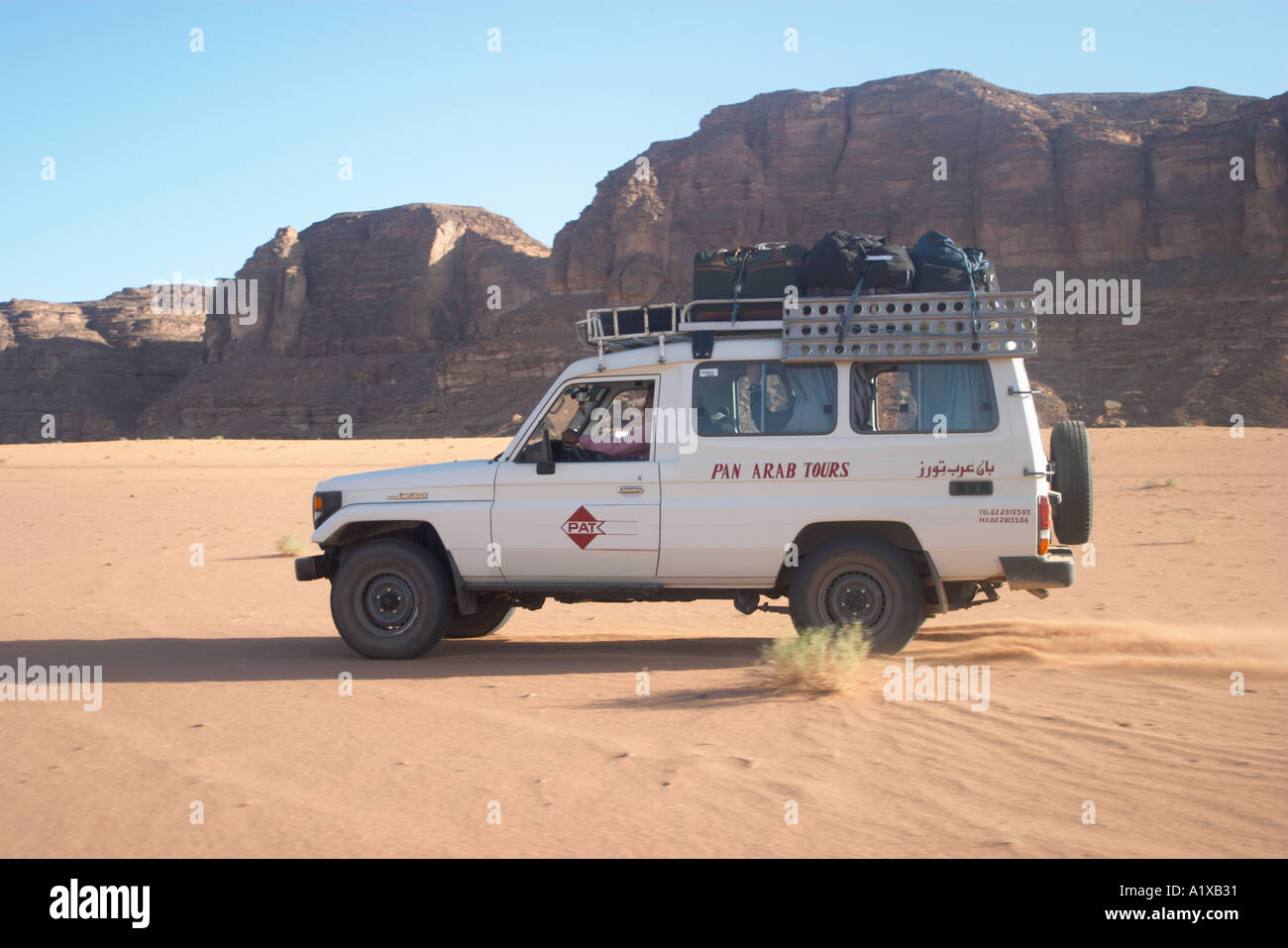 4x4 Toyota Landcruiser Vehicles in the Desert of Sin Sinai Peninsula ...