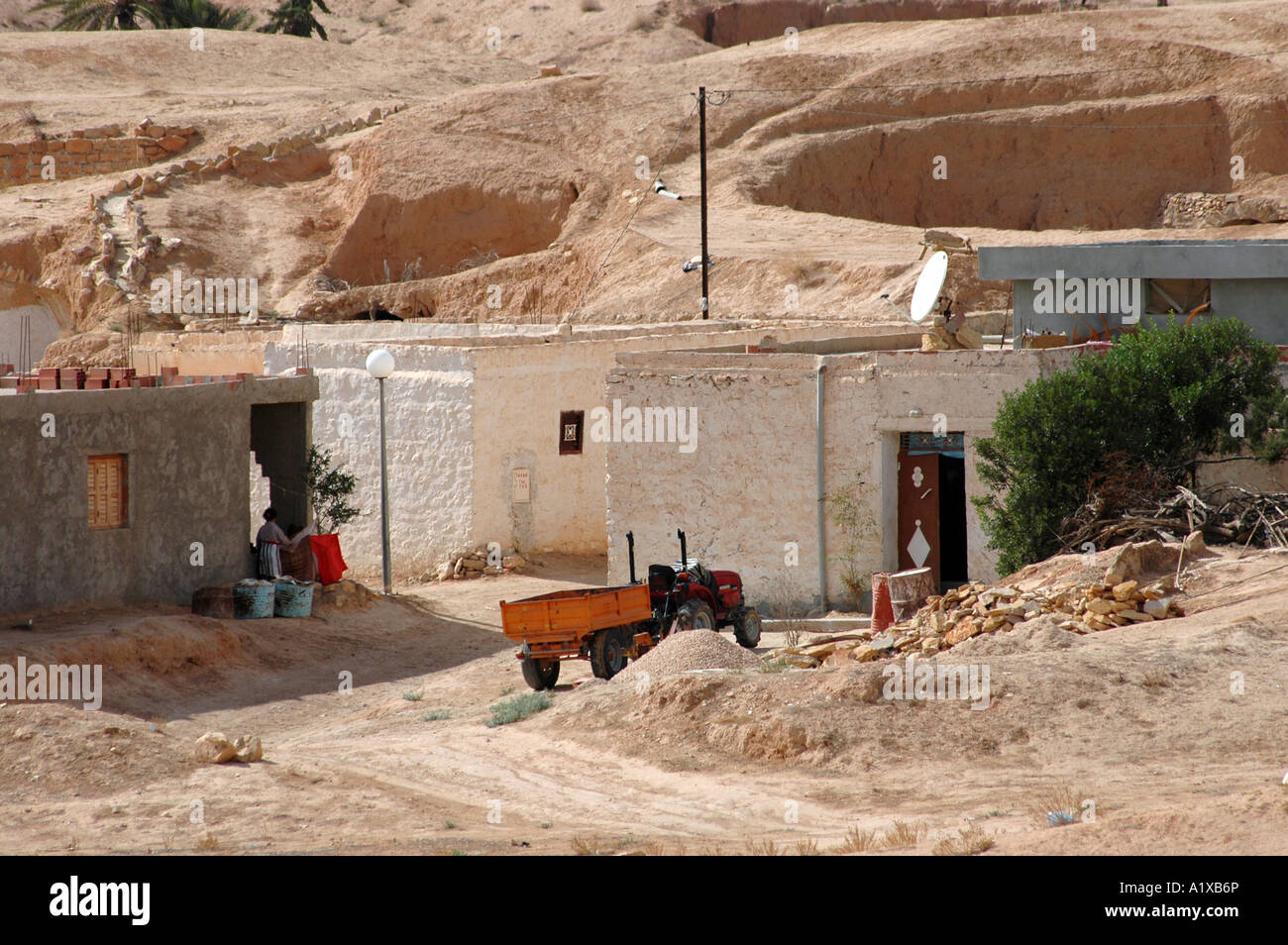 Matmata town in Tunisia Stock Photo - Alamy