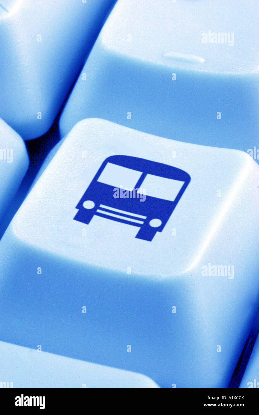 key with a bus Stock Photo - Alamy
