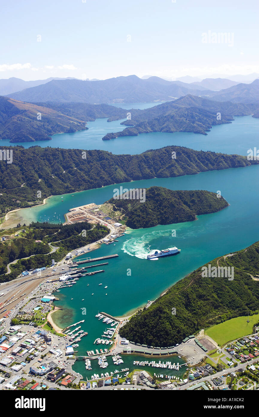 Aerial picton harbour ferry hi-res stock photography and images - Alamy