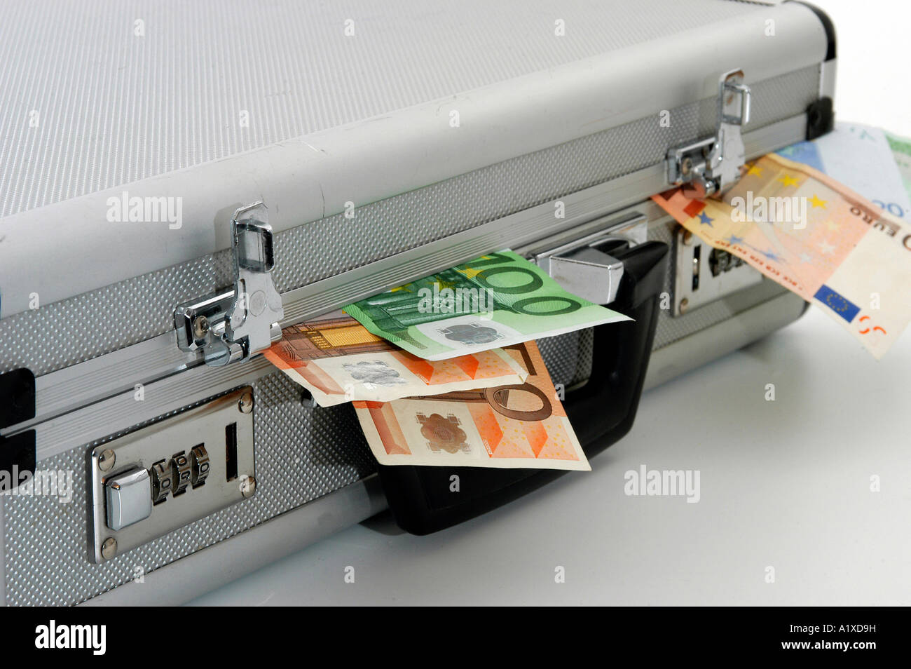 case with money Stock Photo - Alamy