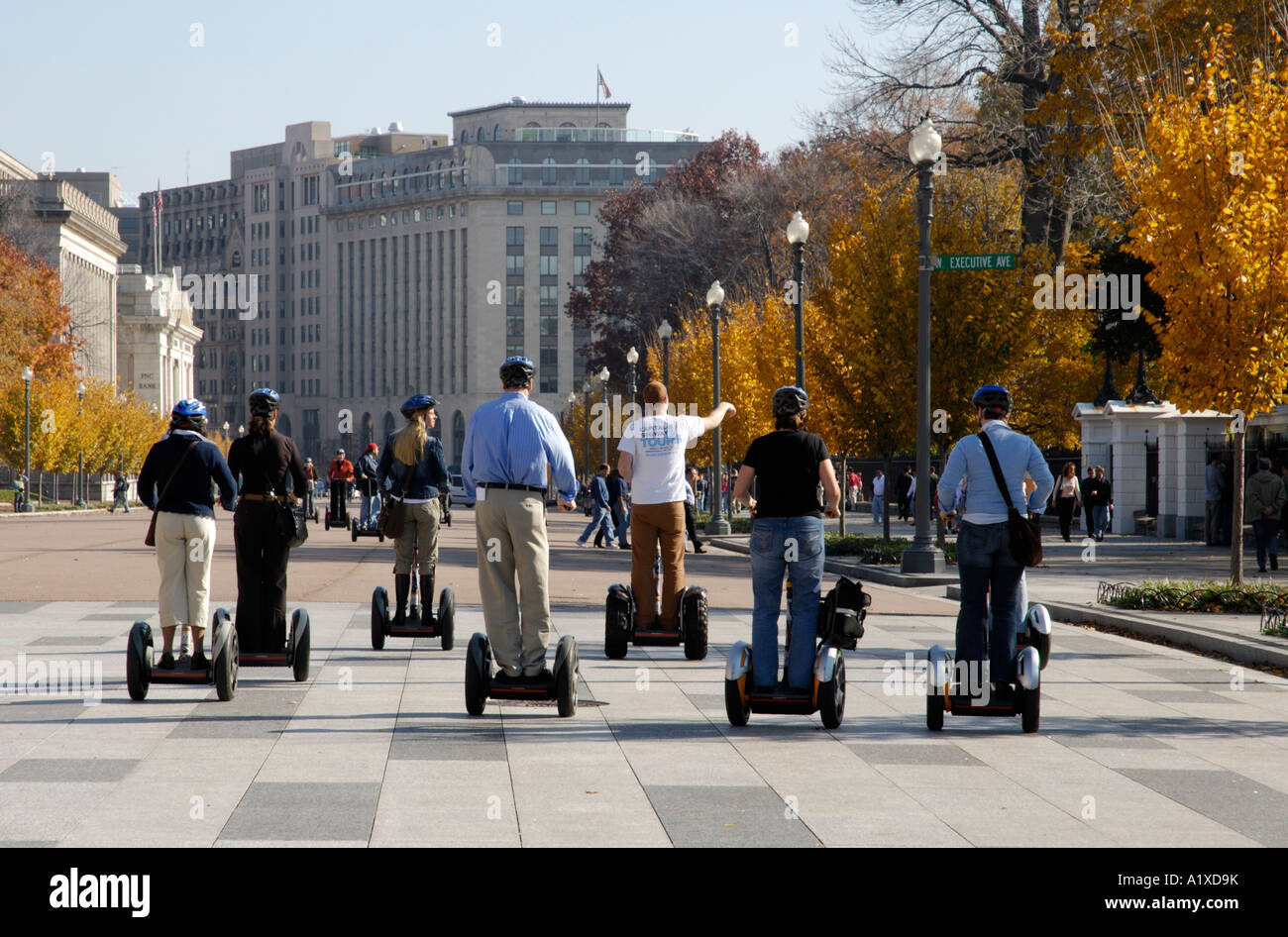 Segway tour Washington DC Stock Photo - Alamy