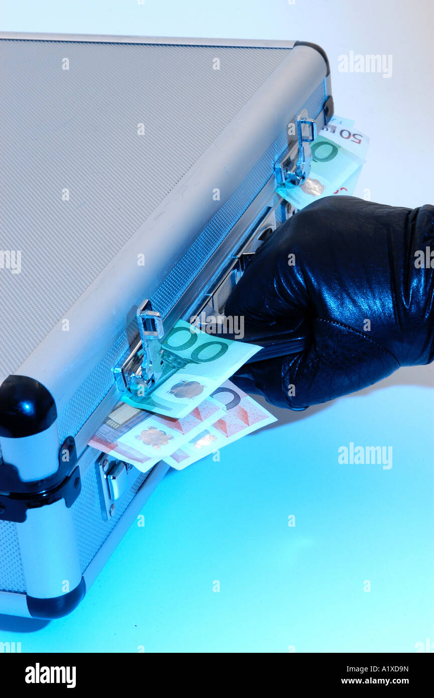 case with money Stock Photo - Alamy