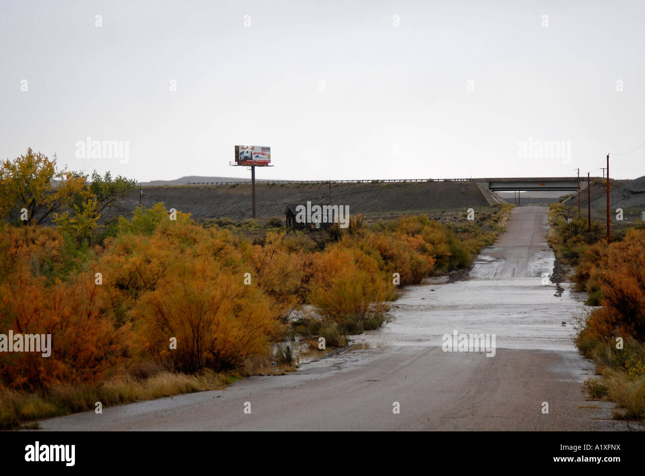 Washed out road, Green River, Utah, USA Stock Photo - Alamy
