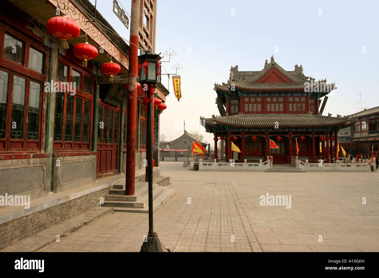 Ancient town of old Beijing Stock Photo - Alamy