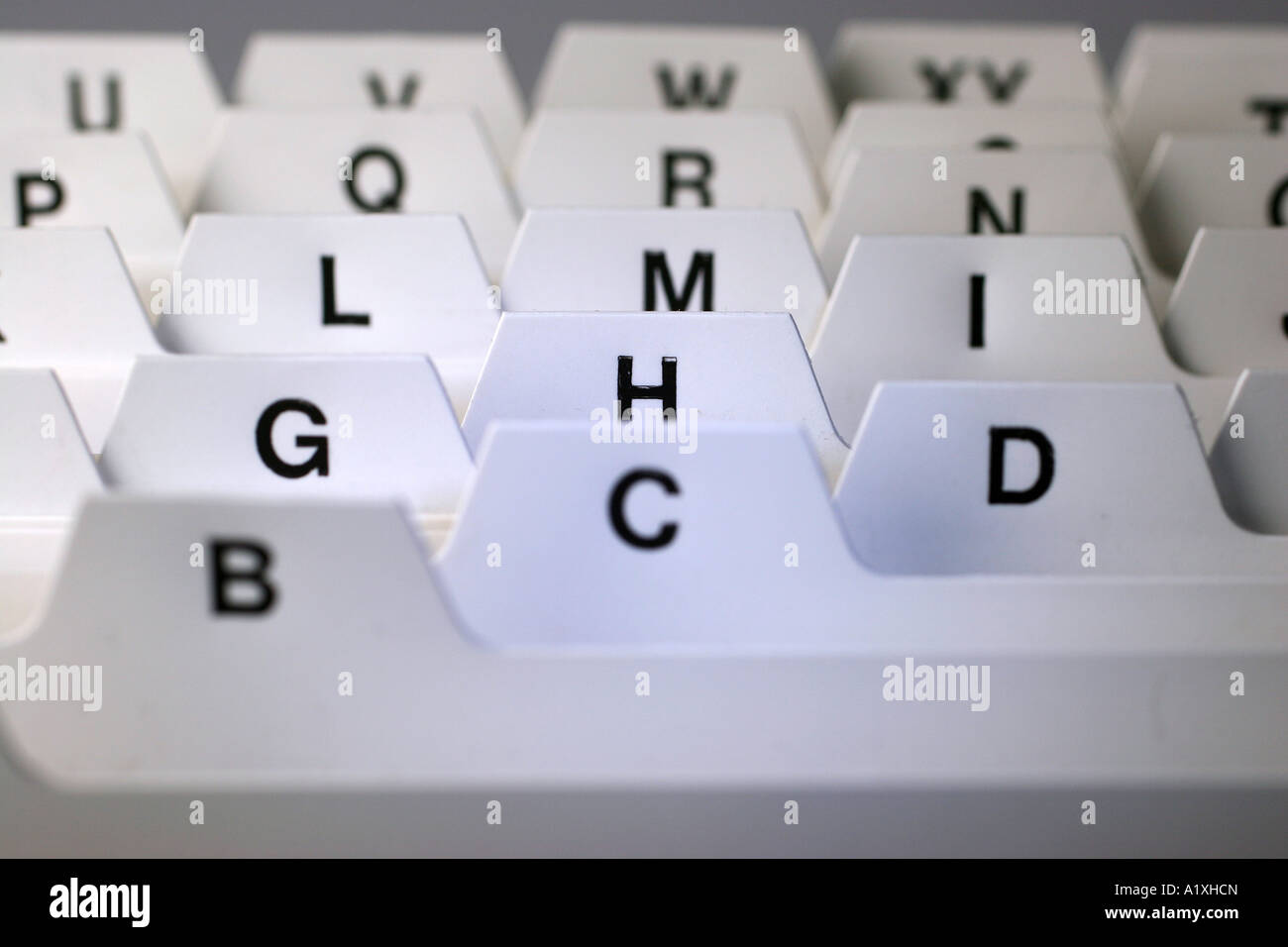 Index registers hi-res stock photography and images - Alamy