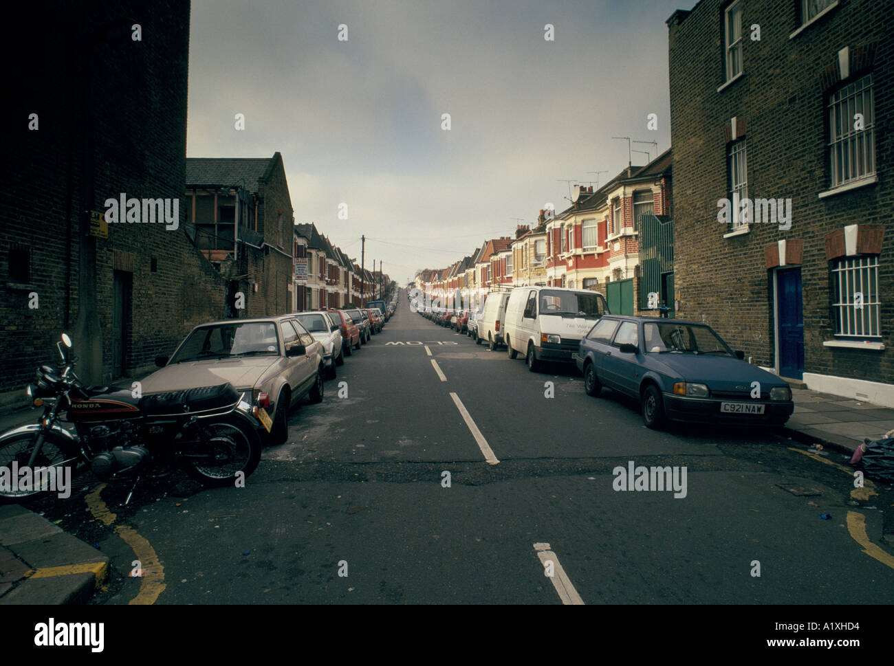 HARINGEY VICTORIAN TERRACES THE HARINGEY LADDER Stock Photo - Alamy