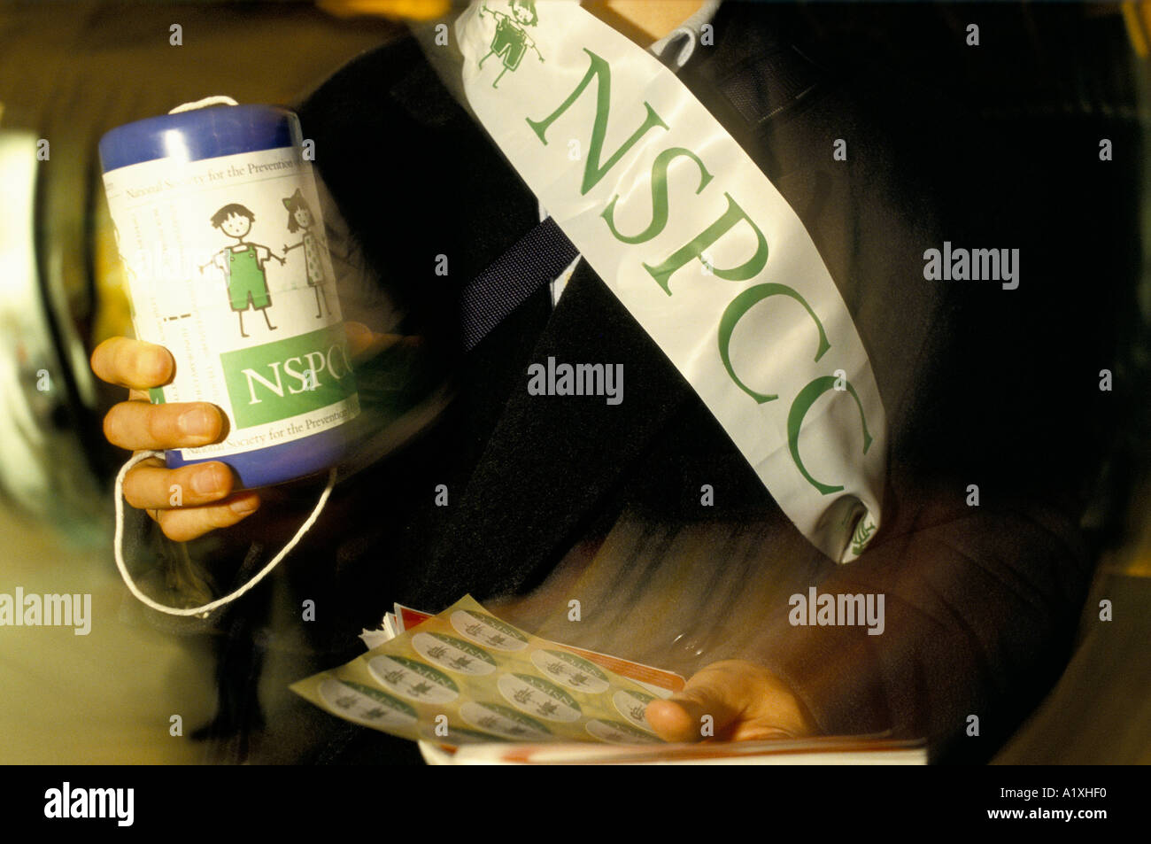 NSPCC CHARITY COLLECTORS IN LONDON Stock Photo - Alamy