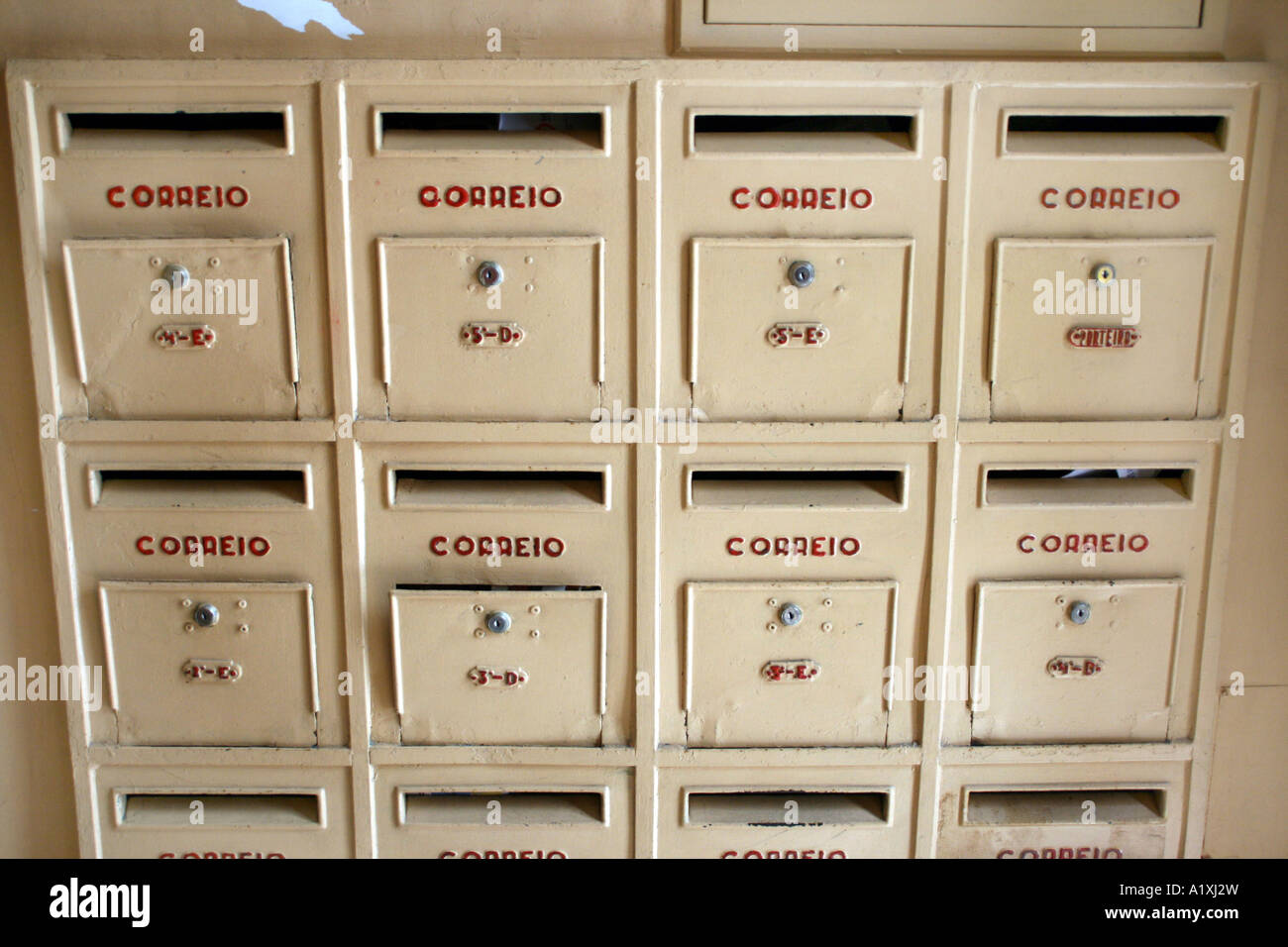 Portugal, Lisbon, mailboxes Stock Photo - Alamy