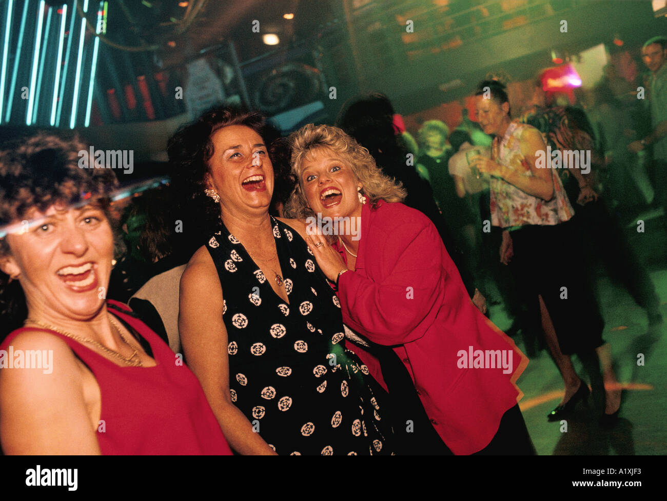 nightclub for the middle aged, England UK Stock Photo - Alamy