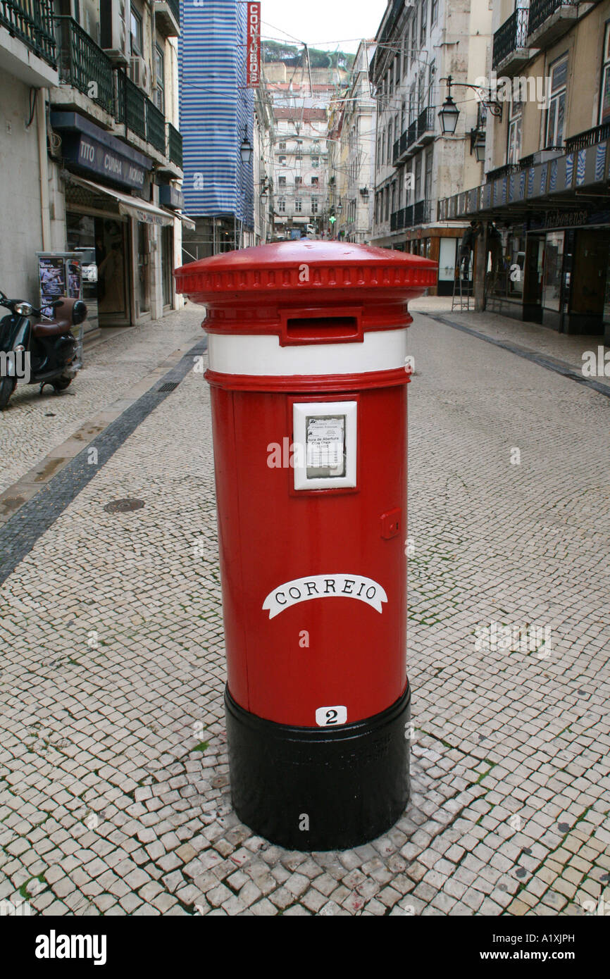 Portugal, Lisbon, mailboxes Stock Photo - Alamy