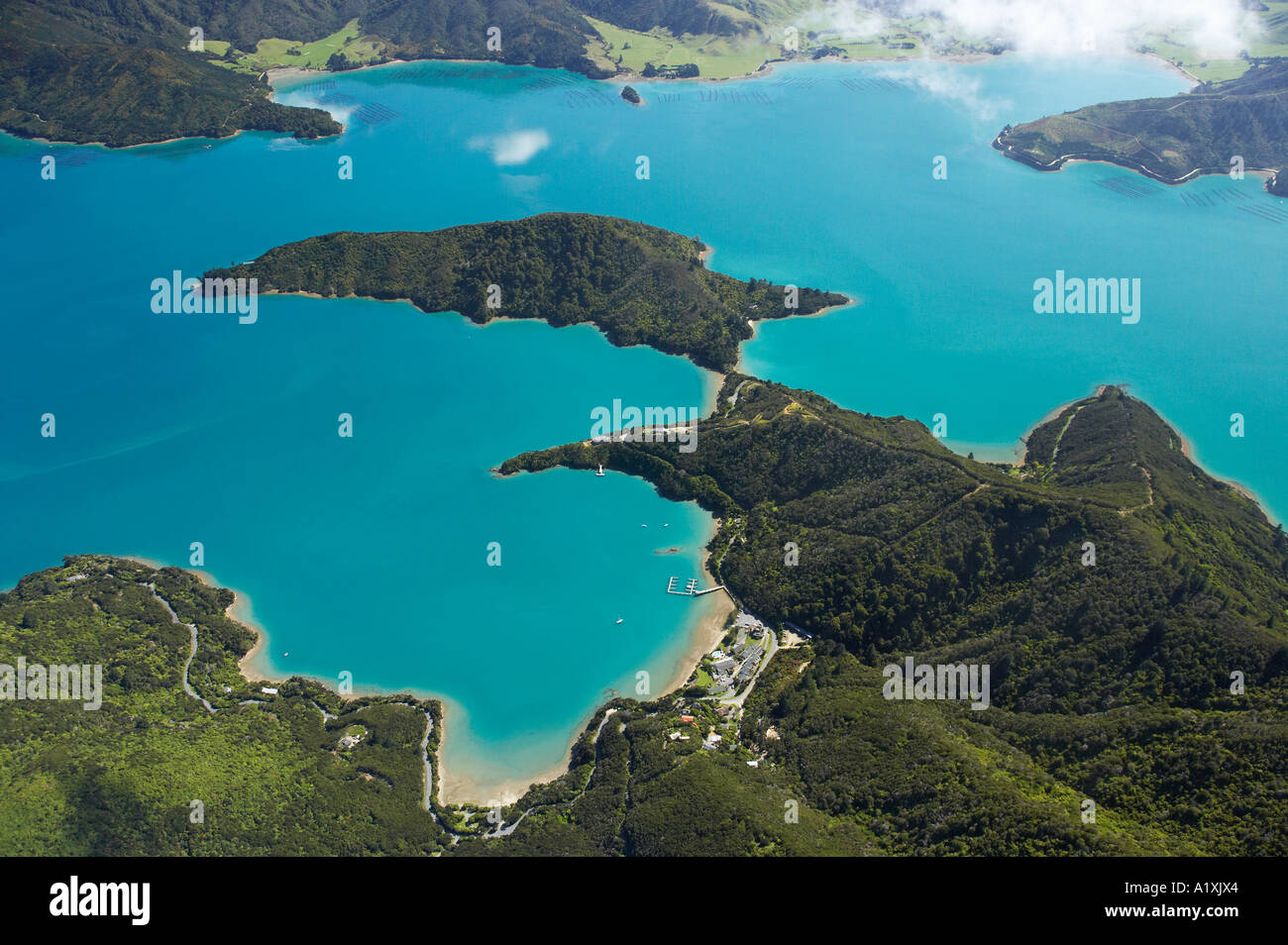 Portage Kenepuru Sound Marlborough Sounds South Island New Zealand ...