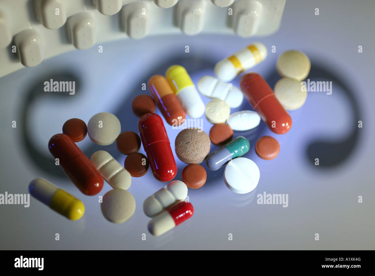 tablets and the section sign Stock Photo - Alamy